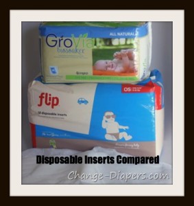 Comparison of Disposable Cloth Diaper Inserts
