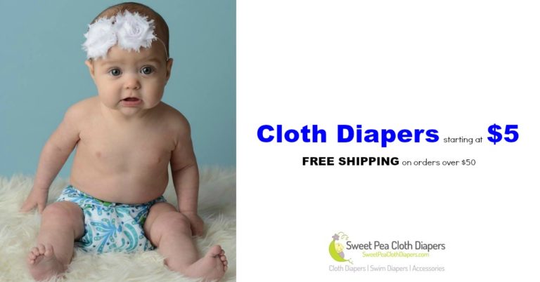 Sweet Pea Diapers Starting at $5 - up to 50% off!