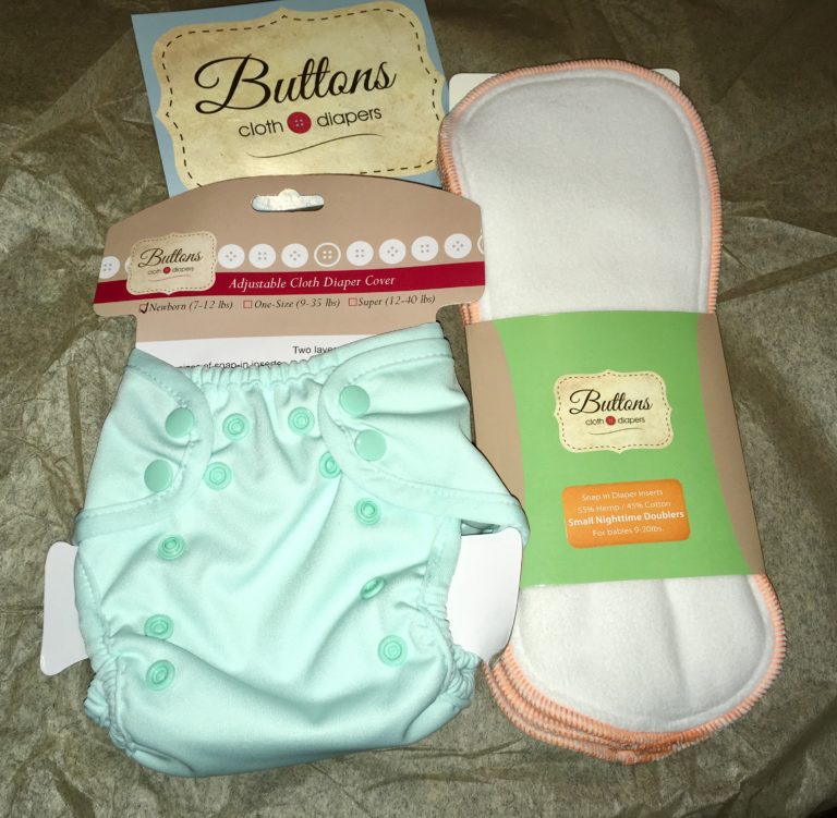 Buttons Newborn Cloth Diapers - a Perfect Fit!