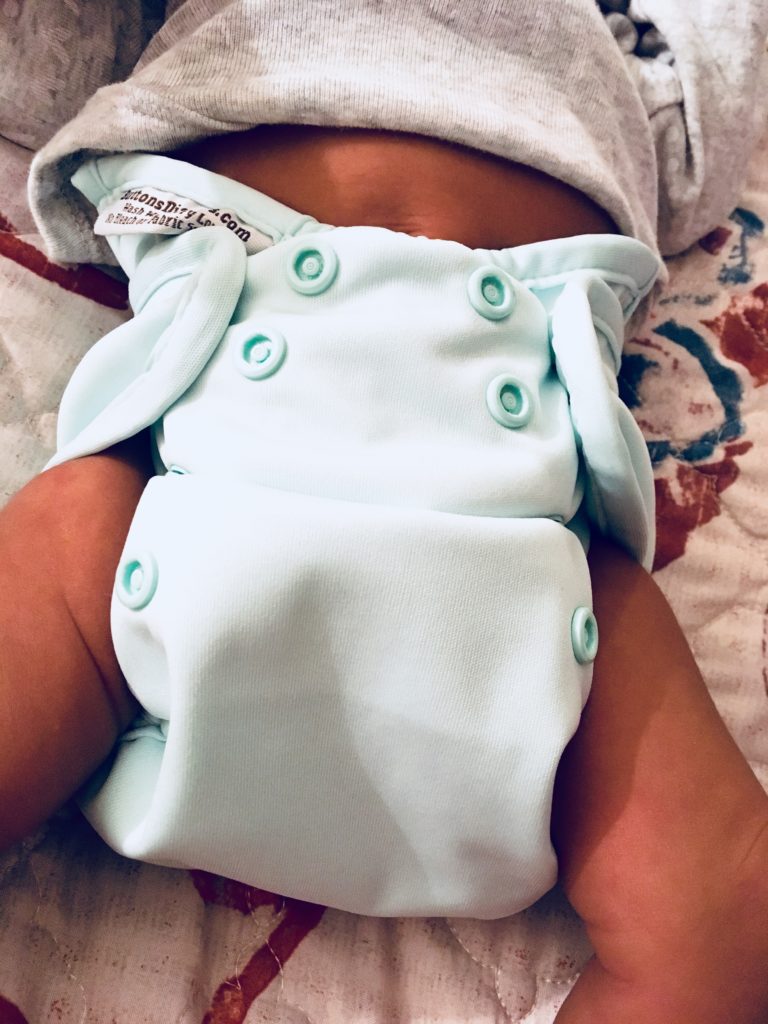Buttons Newborn Cloth Diapers - a Perfect Fit!